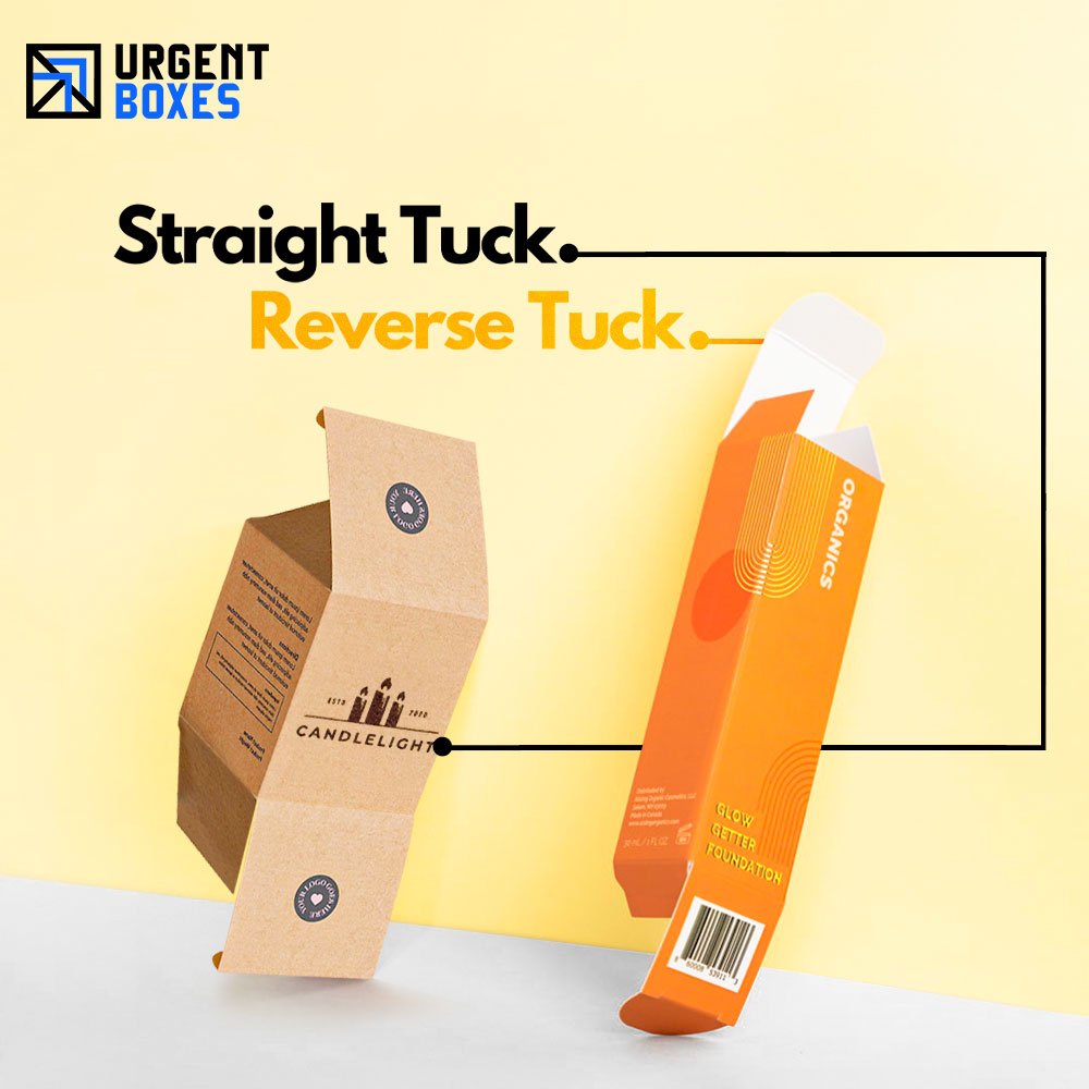 Difference Between Straight Tuck & Reverse Tuck Boxes