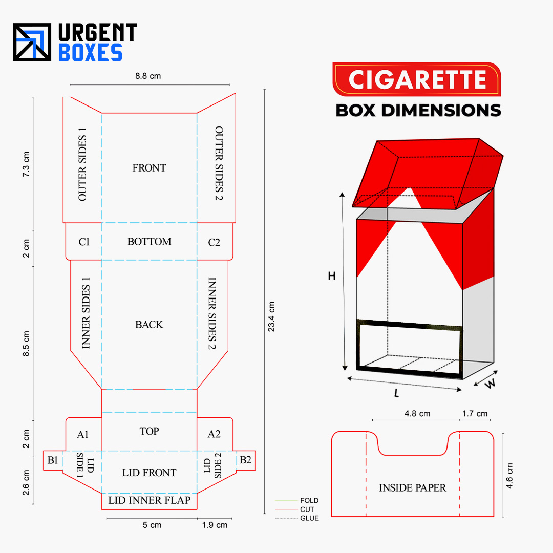 Cigarette Boxes Dimensions Guide | Standard vs Custom Sizes
